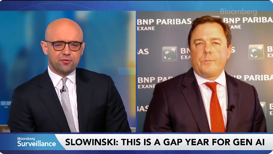 Stefan Slowinski, Global Head of Software Research at BNP Paribas Exane ...