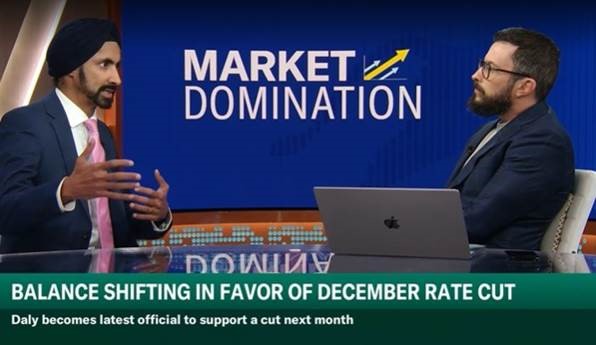 Guneet Dhingra joined YahooFinance to discuss the upcoming December Fed ...